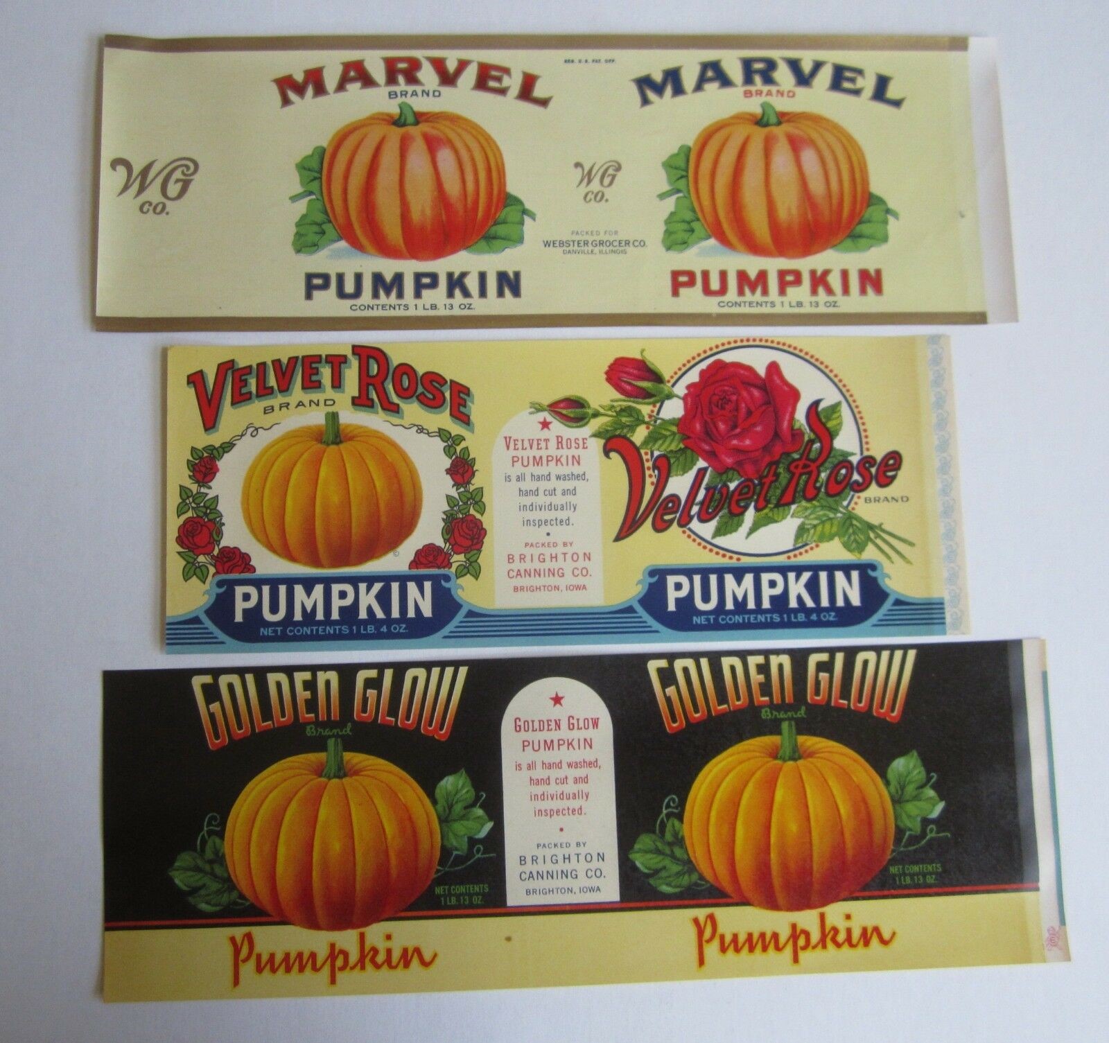 Group of 4 Kwango Rum Labels